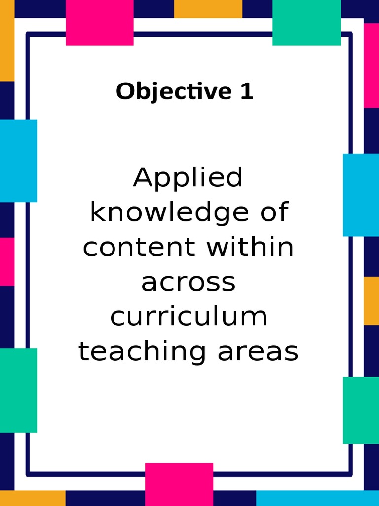 PPST Objective MOV | PDF | Lesson Plan | Educational Assessment