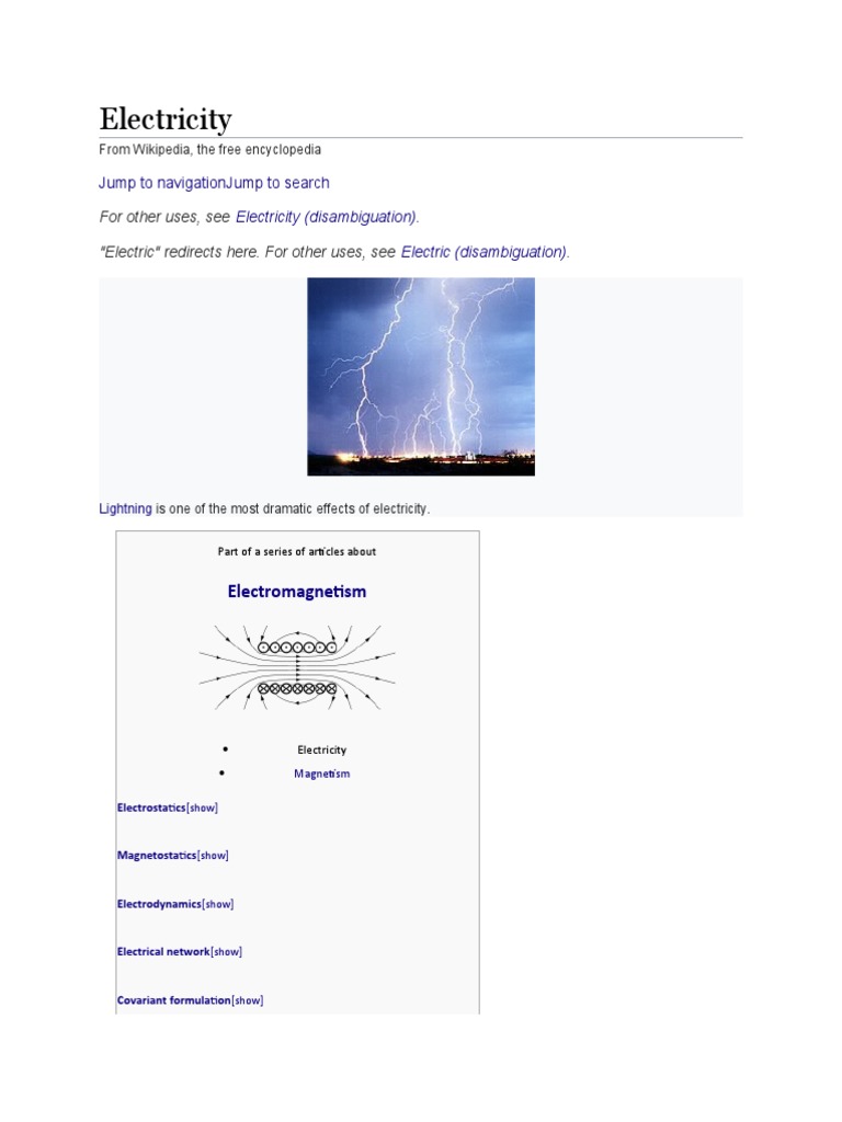 Electricity: Jump To Navigationjump To Search | PDF | Transistor ...