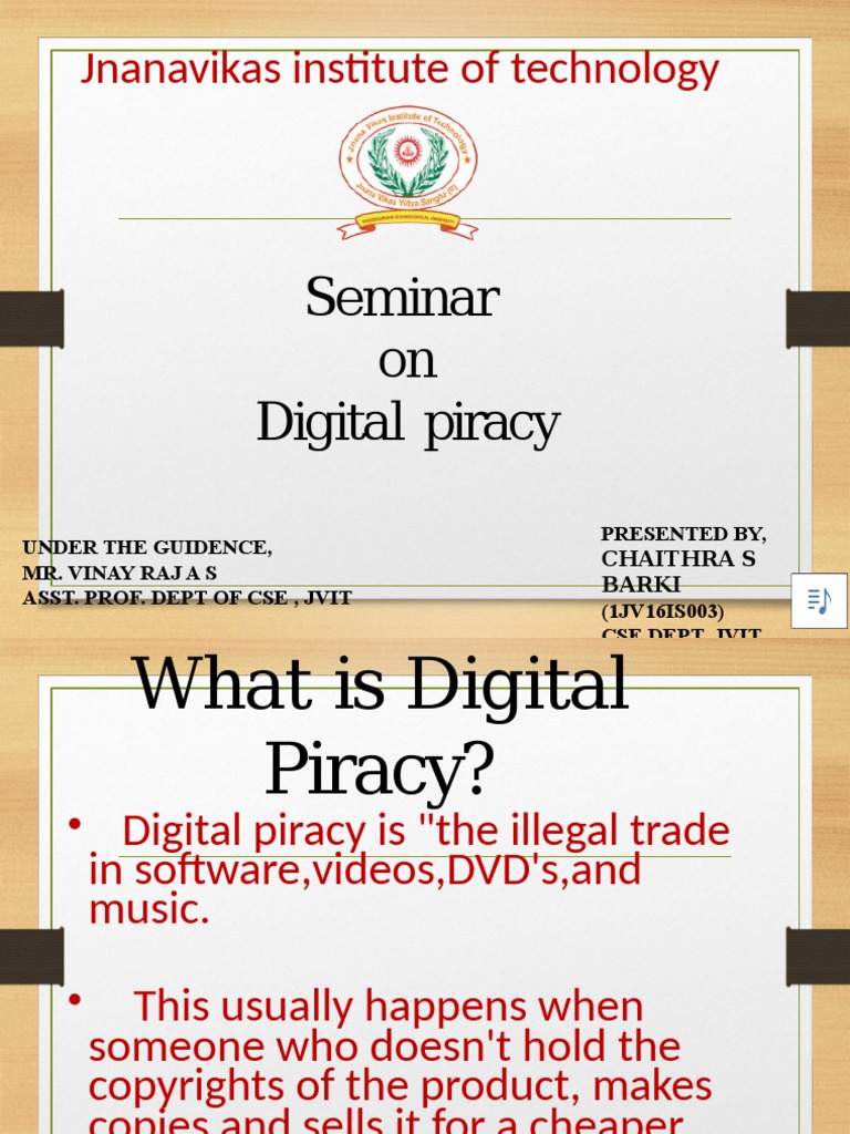 Understanding Digital Piracy Issues | PDF | Copyright Infringement ...