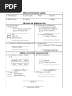 CSC Form 6 (Leave Form-New) | PDF | Government | Business
