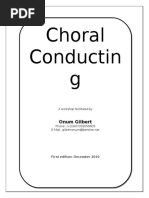 Hand Signals For Choral Conducting | PDF | Song Structure | Choir