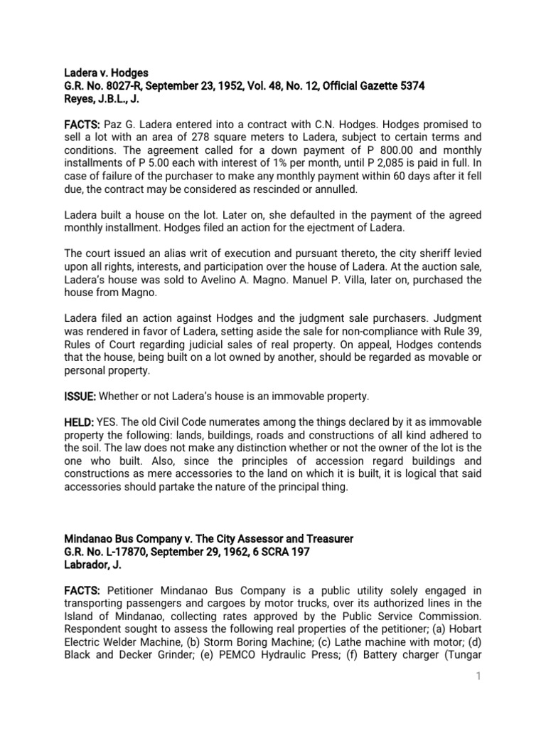 2f Property Case Digests PDF | PDF