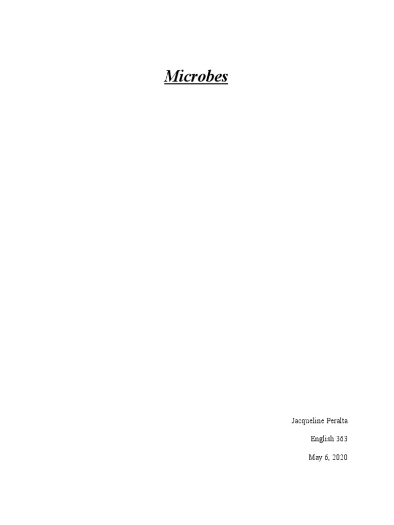 Final Microbes Definition Edits 1 | PDF | Cell (Biology) | Bacteria