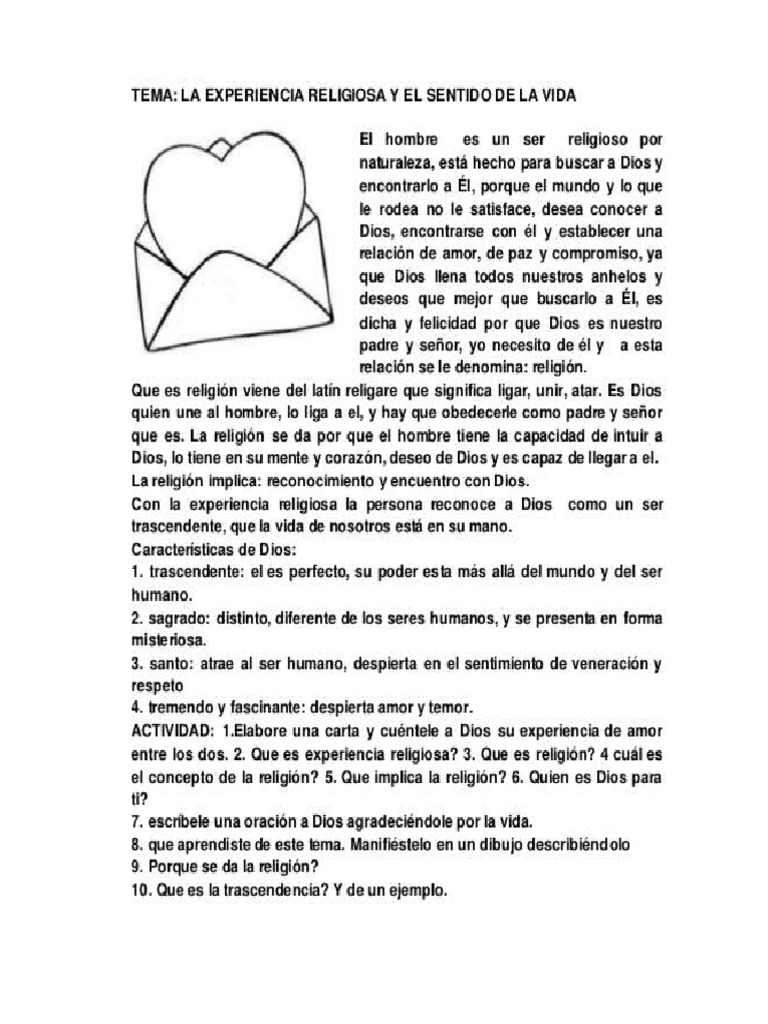 Taller Religion Grado Decimo N°2 | PDF | Dios | Religión y creencia