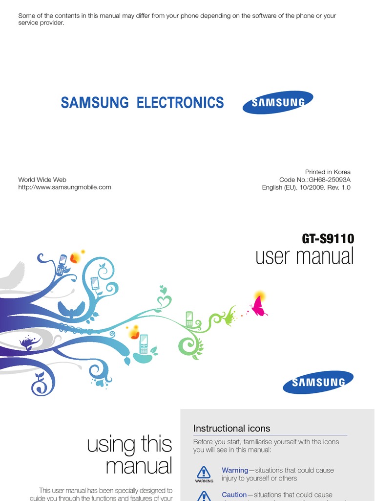 Samsung GT S9110 | PDF | Battery Charger | Electronics