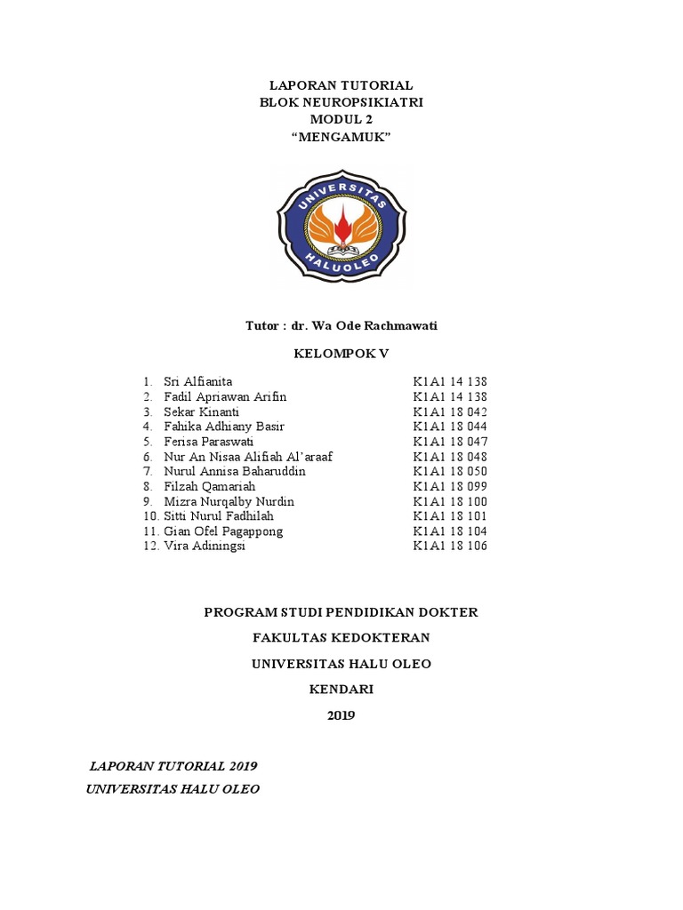 Laporan Tutorial Modul 2 Kelompok V | PDF