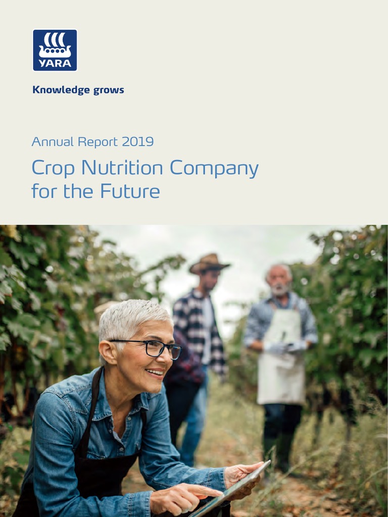 Yara Annual Report 2019 PDF | PDF | Fertilizer | Agriculture