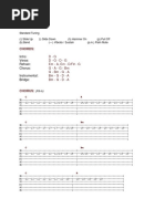 Scar Tissue Tab Guitar Tab | PDF | Song Structure | Songs