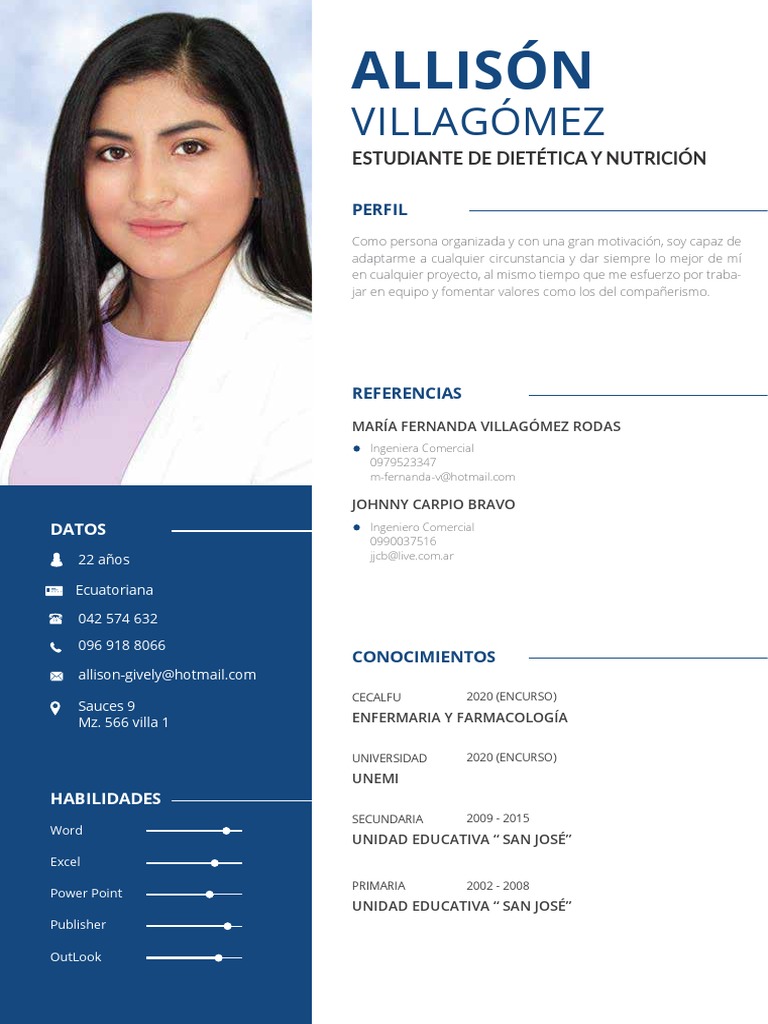 Curriculum Allison | PDF