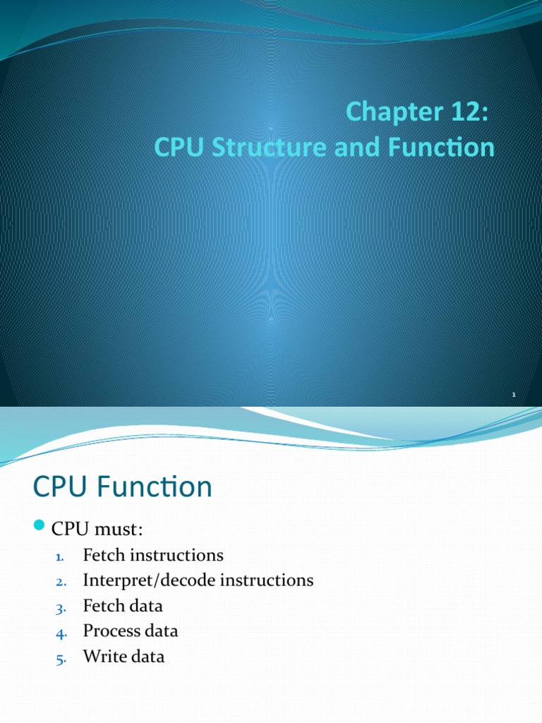 Understanding Cpu Structure And Function A Comprehensive Look At