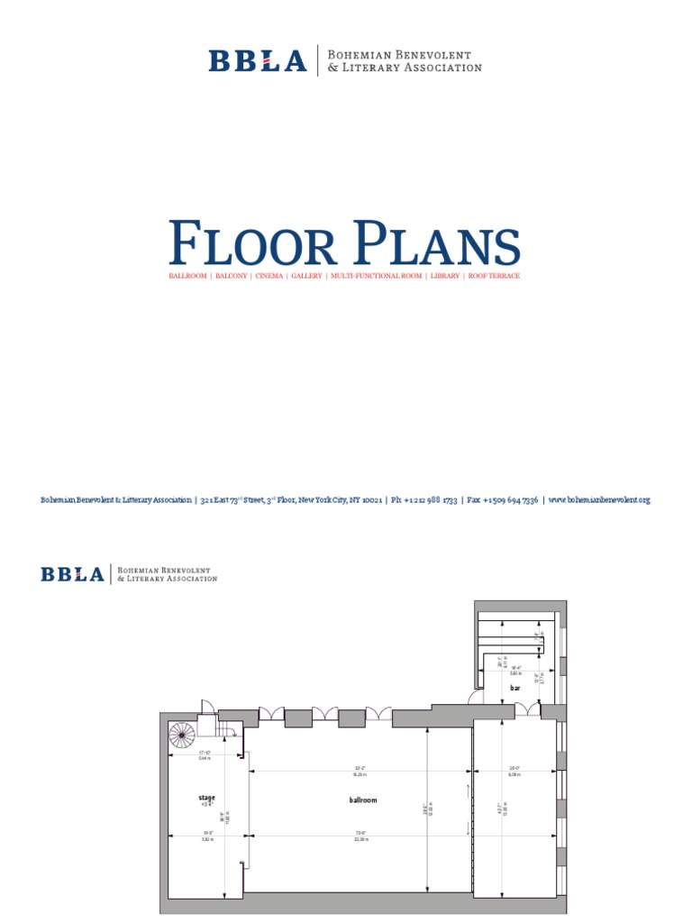Floor Plans: Ballroom - Balcony - Cinema - Gallery - Multi-Functional ...