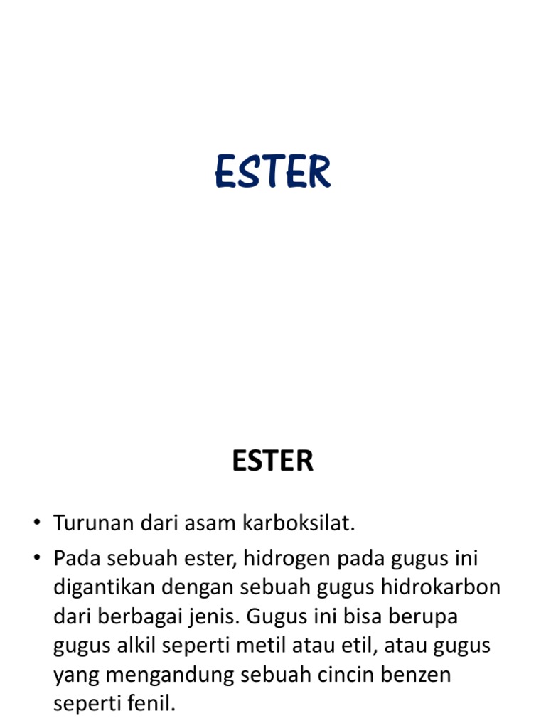 Ester & Amida | PDF