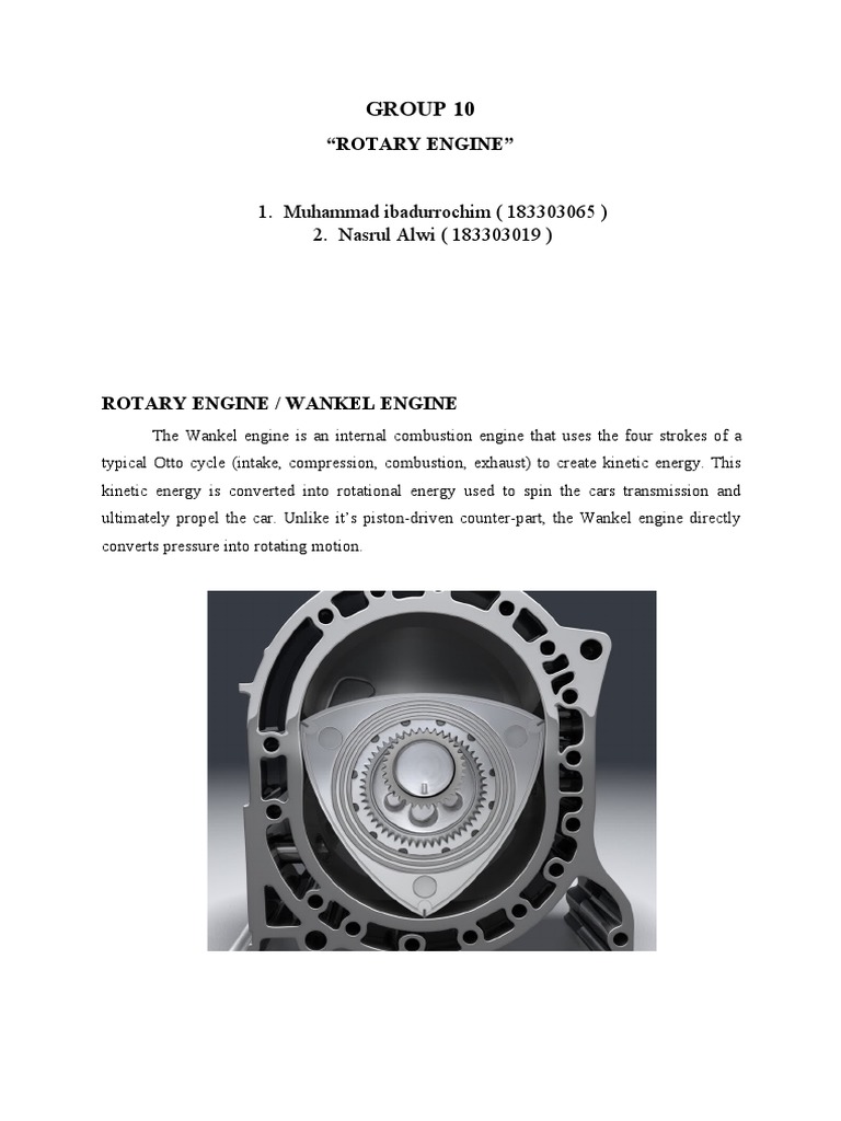 ROTARY ENGINE Teknik Mesin | Download Free PDF | Engines | Internal ...
