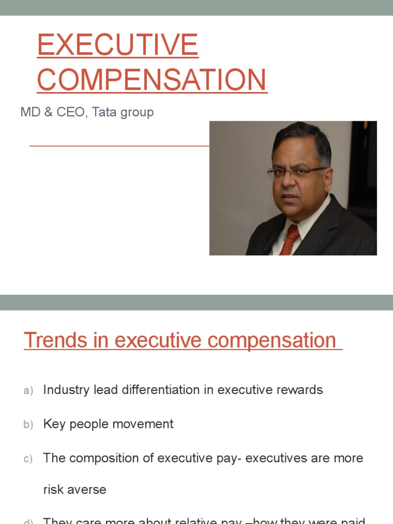 Executive Compensation: MD & CEO, Tata Group | PDF | Executive ...