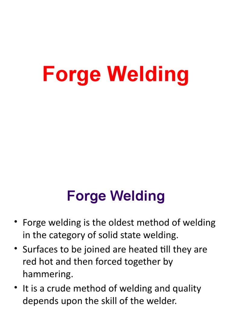 6,7-Forge Welding, Resistance Welding | PDF | Welding | Construction