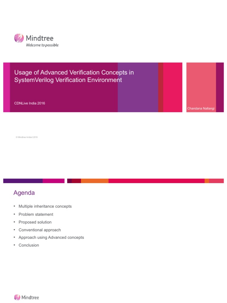 Usage of Advanced Verification Concepts in Systemverilog Verification Environment | PDF ...