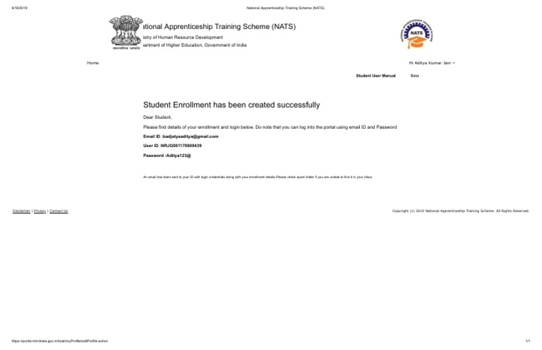 National Apprenticeship Training Scheme (NATS) PDF | PDF | Computer ...