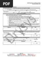 Fall Protection Plan Template | PDF | Safety