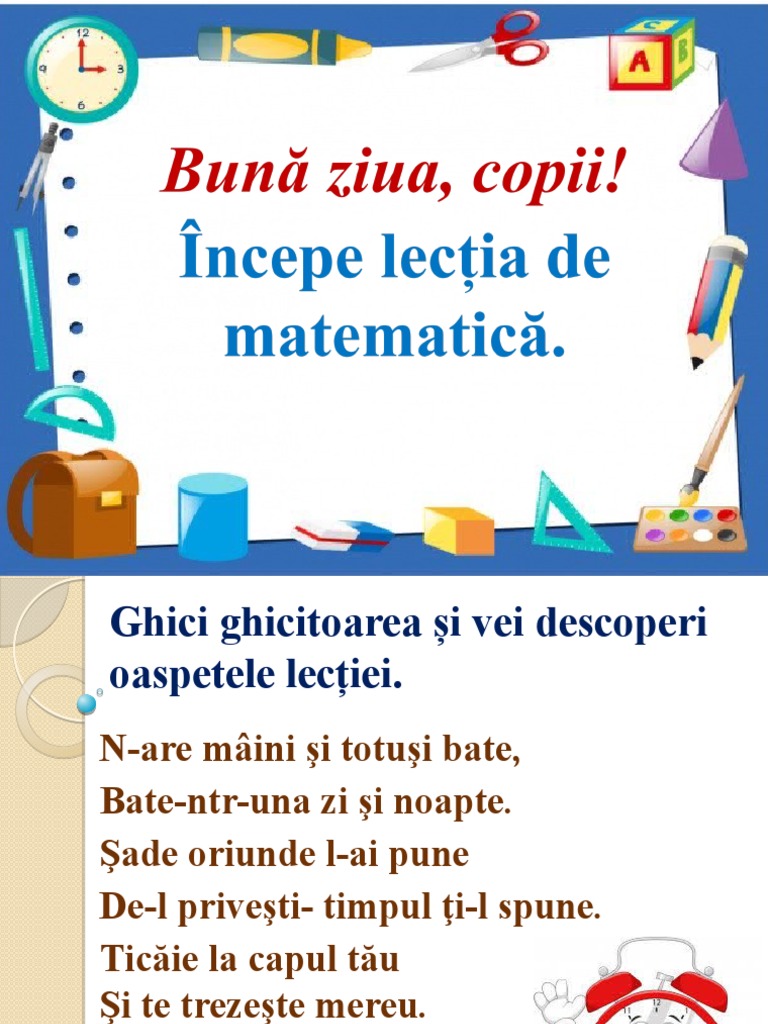 Masurarea - Timpului Ceasul | PDF