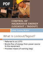 LOTO Training PPT Files | PDF | Mechanical Engineering | Physical Sciences