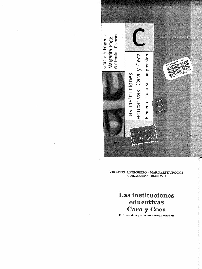 Las Instituciones Educativas - Cara y Ceca | PDF