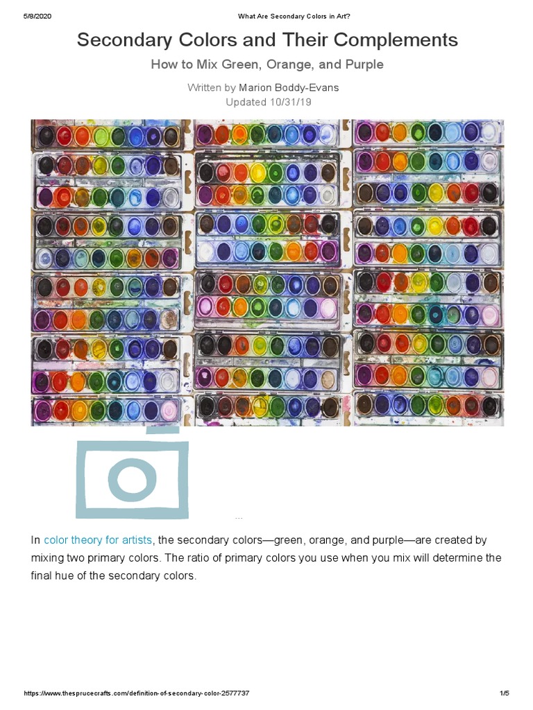 What Are Secondary Colors in Art | PDF | Color | Qualia