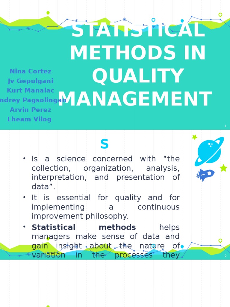 Statistical Methods in Quality Management | PDF | Sampling (Statistics ...