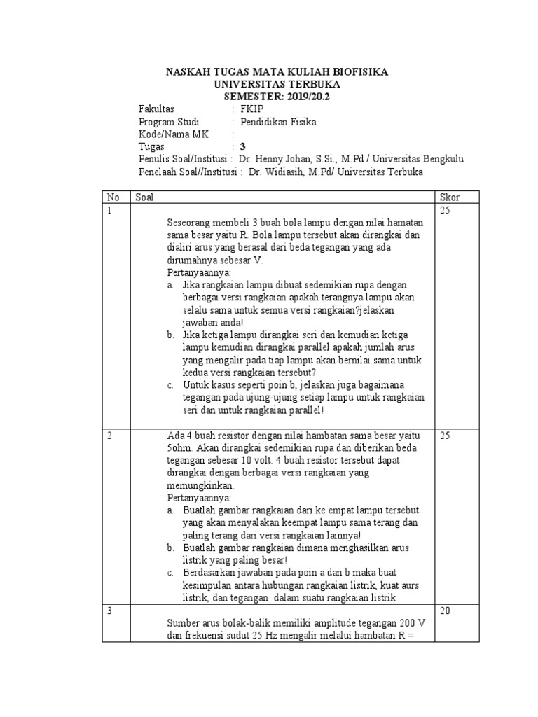 TUGAS 3-Fisdas 2-2020 | PDF