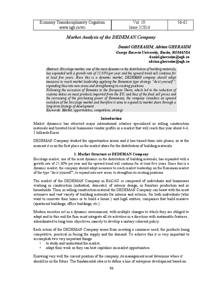 Dedeman | PDF | Retail | Brand