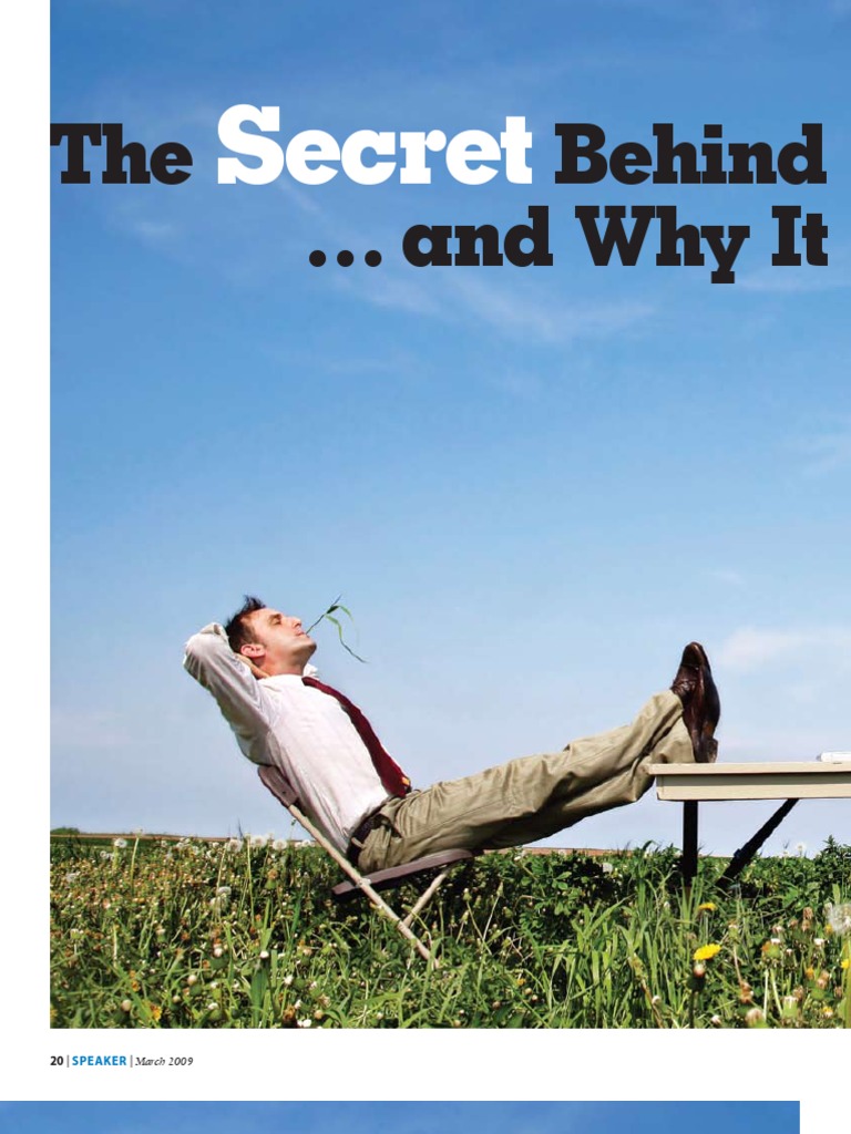 Secret Behind The Secret | PDF | Mind