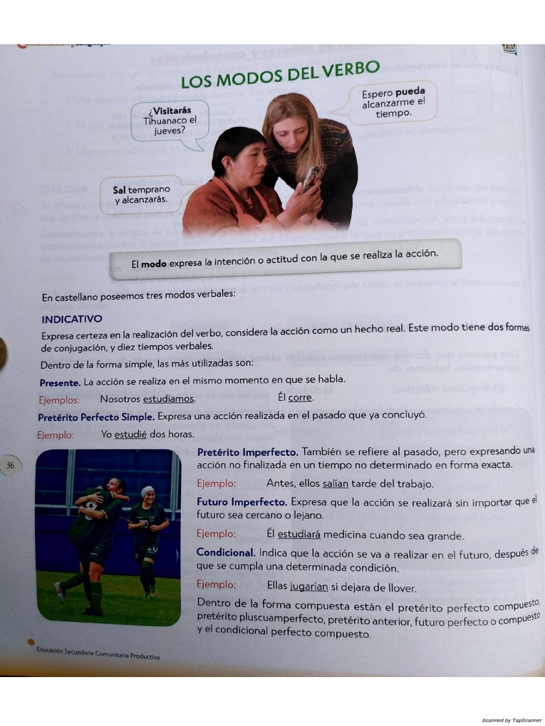 Modos Del Verbo | PDF