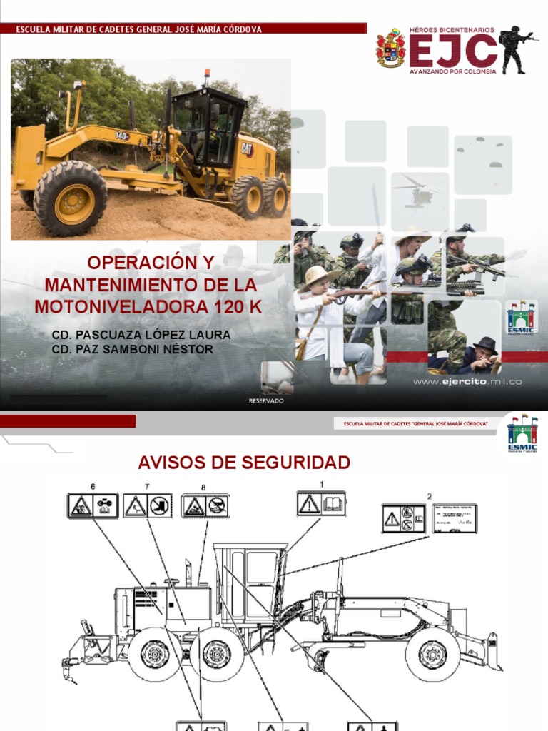 Motoniveladora 120 K | PDF | Neumático | Acelerador