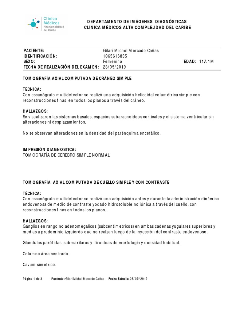 Carestream PACS Report | PDF