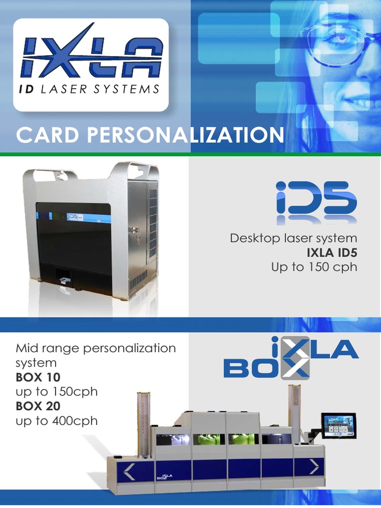 IXLA ID5 Laser Card Personalization System | PDF | Printer (Computing ...