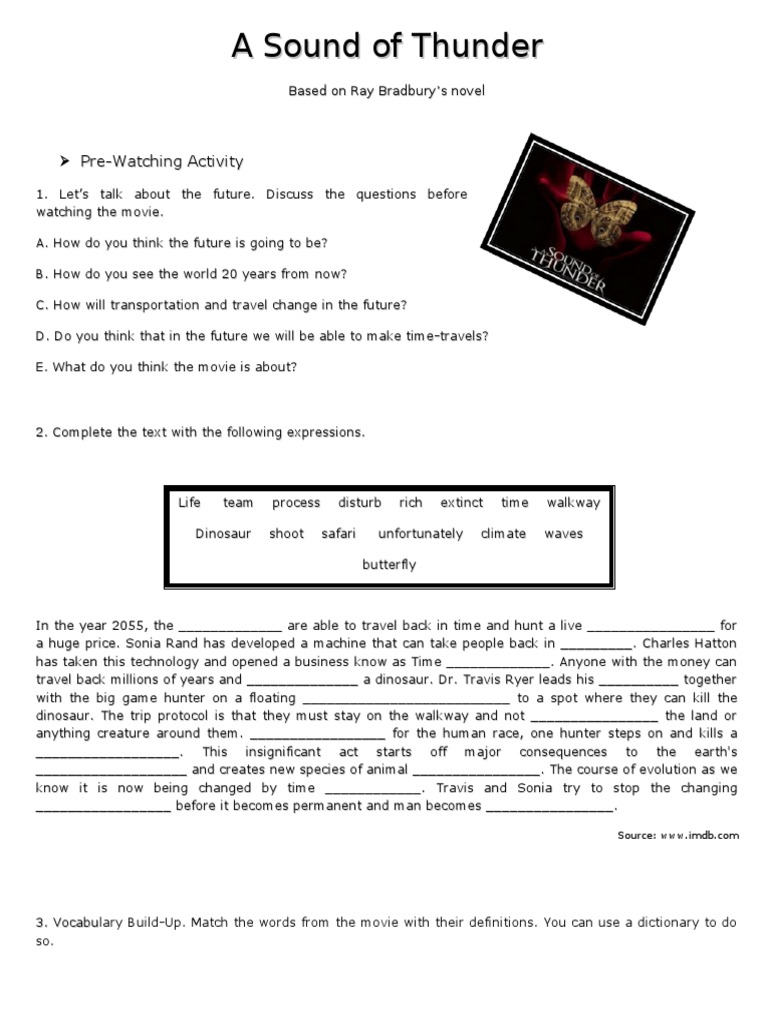 A Sound of Thunder | PDF | Science | Nature