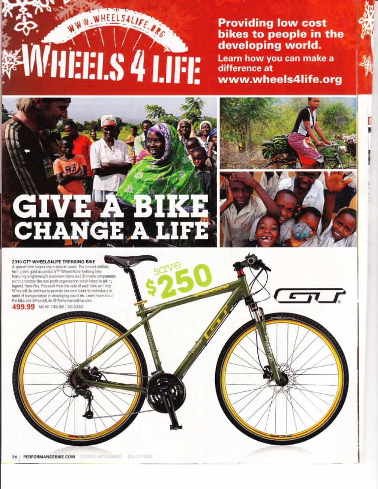 GT Wheels4Life Trekking Bike Catalog | PDF