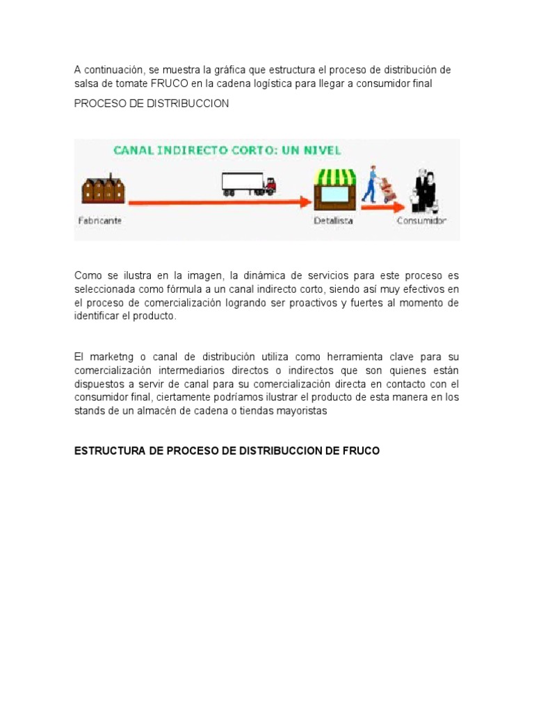 Proceso de Distribucion | PDF