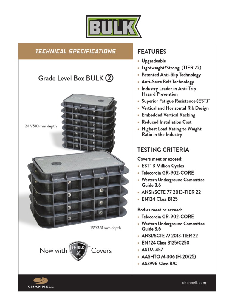 Features Body Specifications Body Design: Grade Level Box BULK | PDF ...