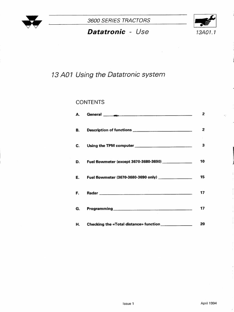 Seria MF 3000 Datatronic PDF | PDF