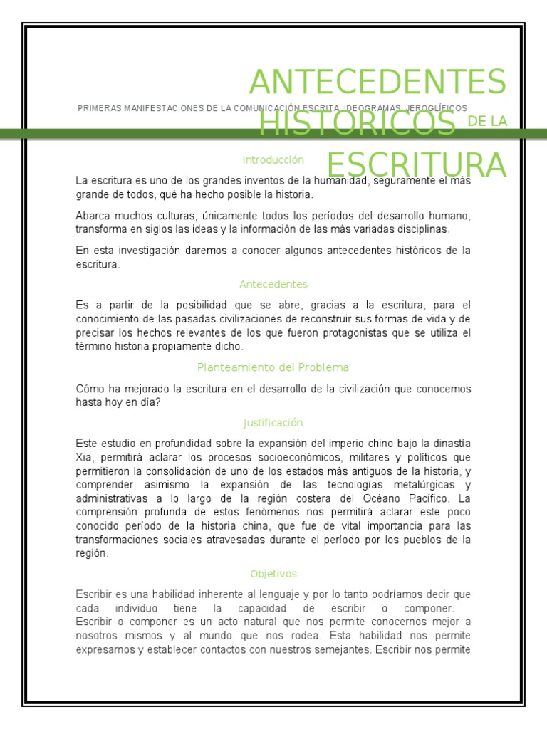 Antecedentes de La Escritura | PDF | Alfabeto | Alfabeto griego