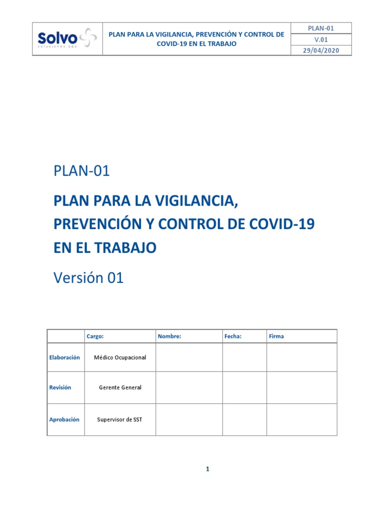 PLAN-01 Vig. Control-Solvo v1 | PDF | Condicion cronica | Obesidad