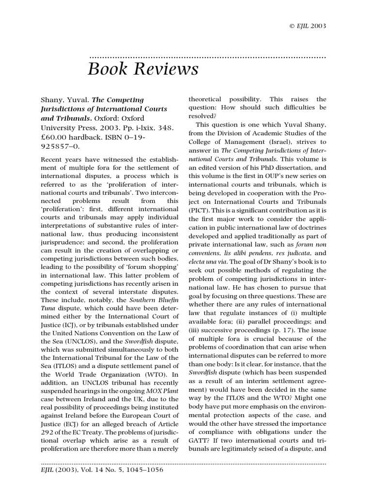 447 PDF | PDF | Jurisdiction | International Law