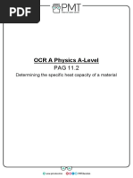 AQA GCSE Specific Heat Capacity Practical | PDF | Heat | Heat Capacity