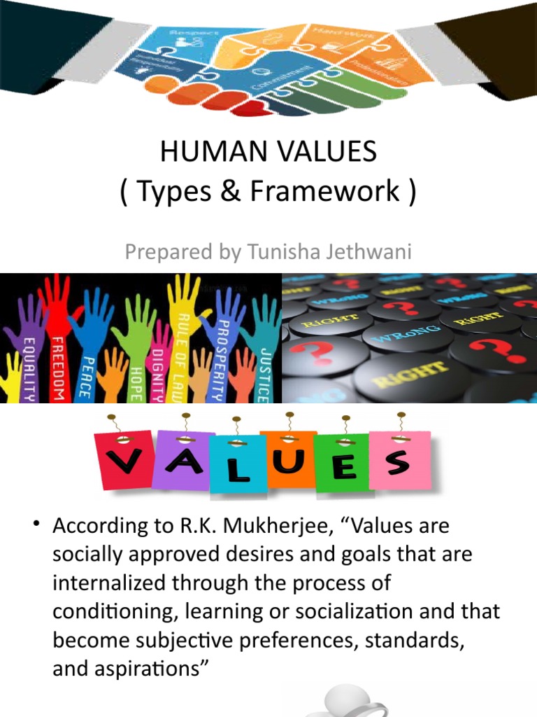 Types & Framework of Human Values | PDF | Value (Ethics) | Family