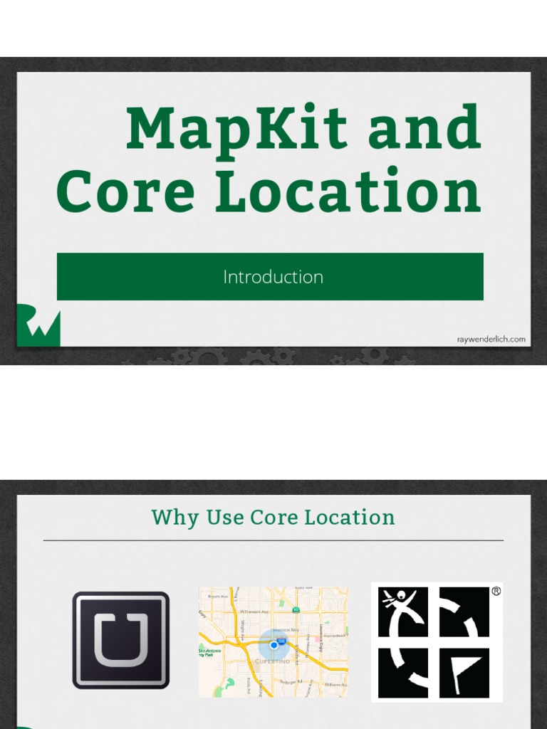 Mapkit and Core Location | PDF | Business | Technology & Engineering