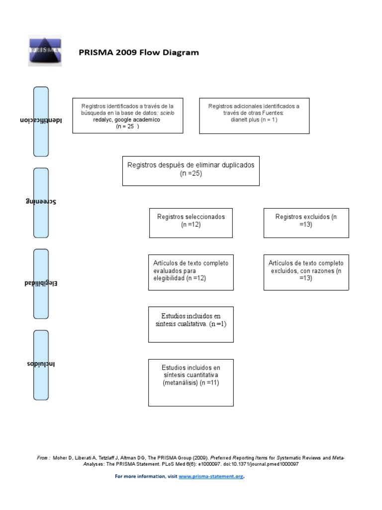 Diagrama de Flujo PRISMA 2009 | PDF