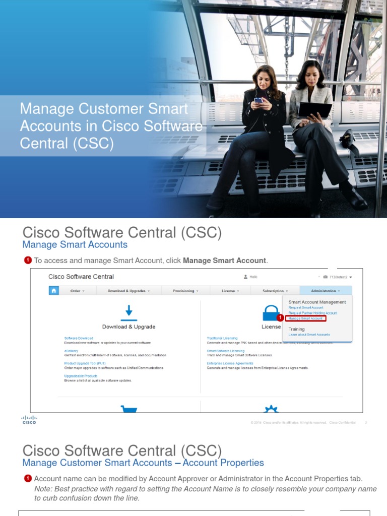 Smart Accounts For ELA Customers - Manage Your Smart Account - Q1FY16 ...