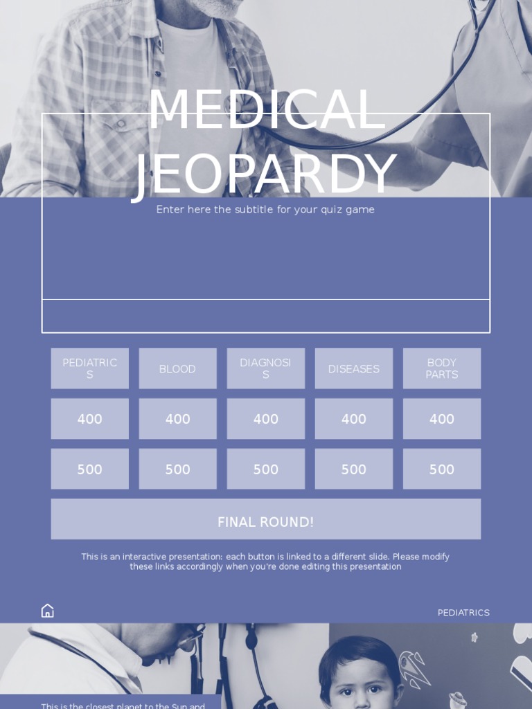 Medical Jeopardy by Slidesgo | PDF | Planets | Solar System