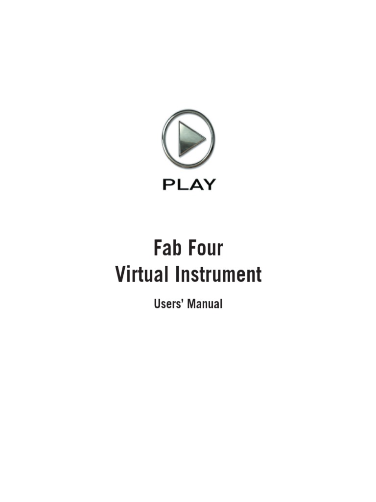 Fab Four Manual | PDF | Entertainment (General) | Computing And ...