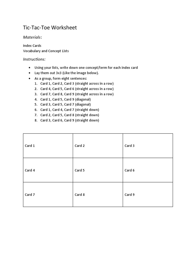 Handout Day 10 - Tic-Tac-Toe | PDF